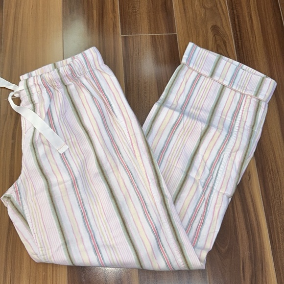 LOFT | Intimates & Sleepwear | Xs 0 Cotton Loft Striped Light Flannel ...
